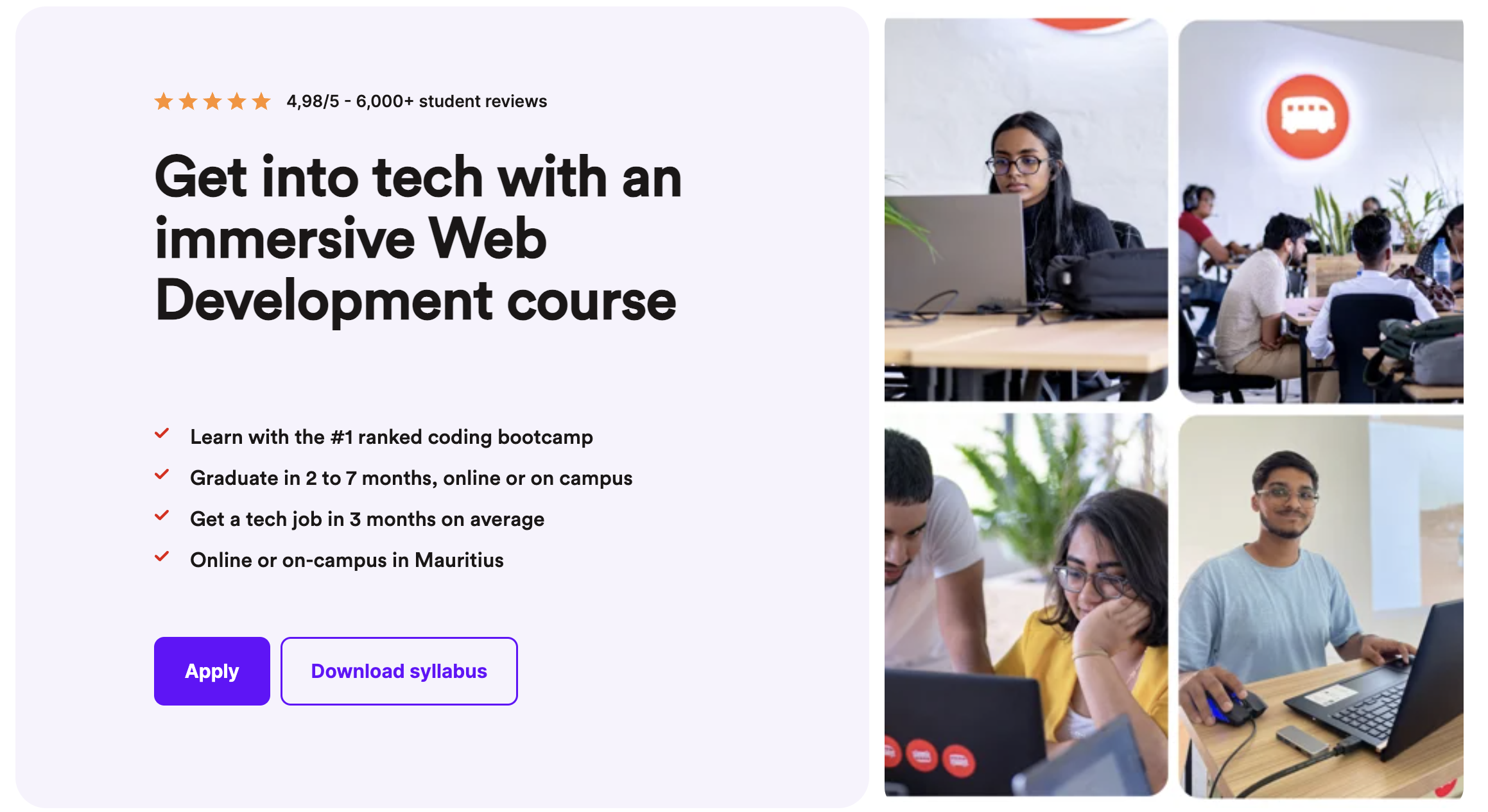 Web Development Course | Le Wagon Mauritius